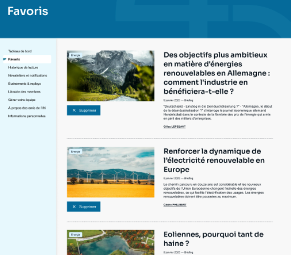 Votre compte Ifri | Ifri